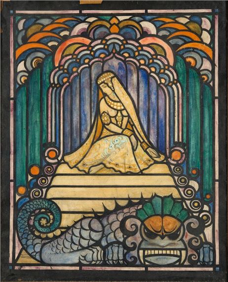 Rudolf Bonnet | Ontwerp voor een glas in lood raam (1913 - 1919 ...