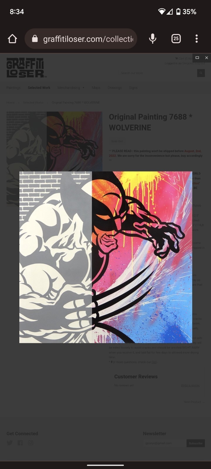 Richard Mirando | Super Hero Series: Wolverine (2018 - 2025) | MutualArt