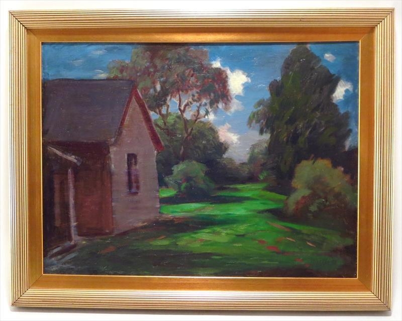 Eliot Candee Clark | Artist Studio from close Virginia Landscape ...