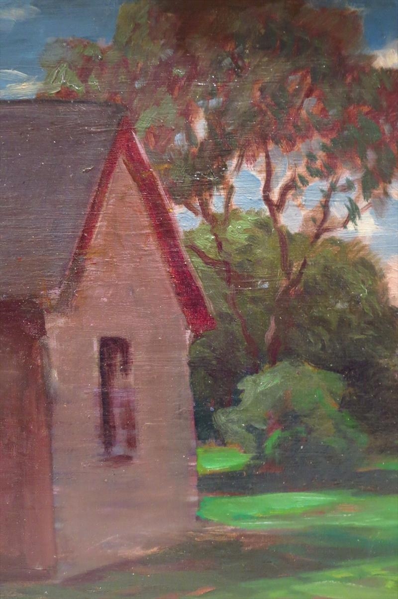 Eliot Candee Clark | Artist Studio from close Virginia Landscape ...