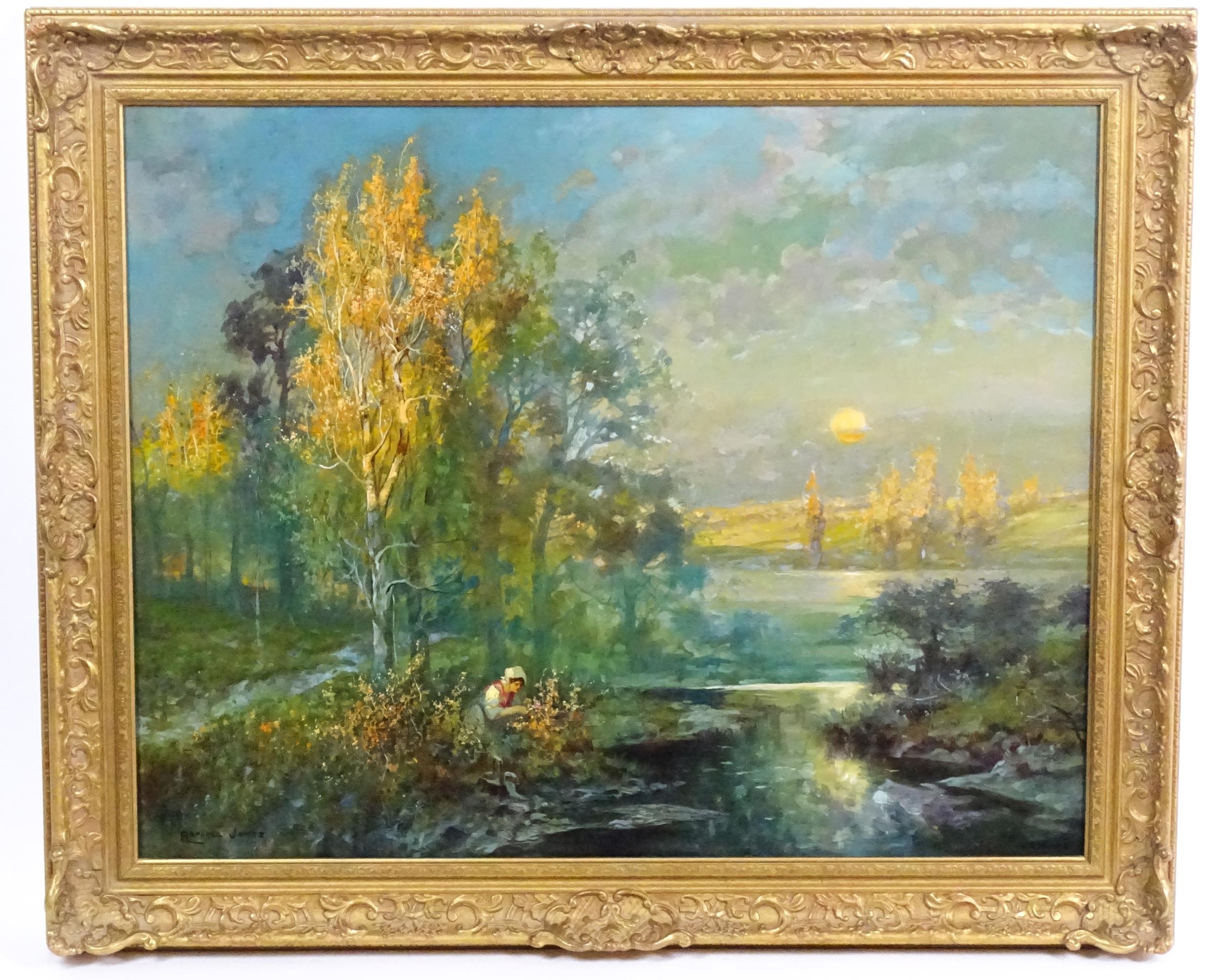 Maud Raphael Jones | Picking Flowers | MutualArt