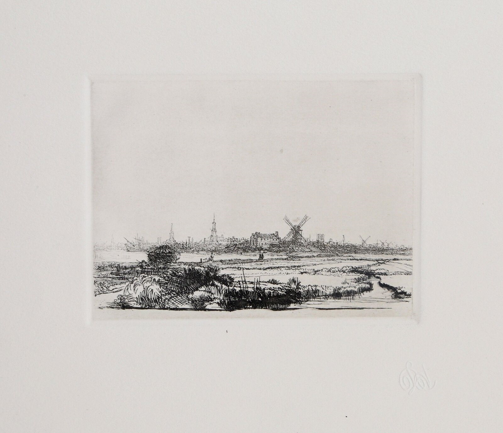 Rembrandt van Rijn | View of Amsterdam from the Northwest (B212 ...
