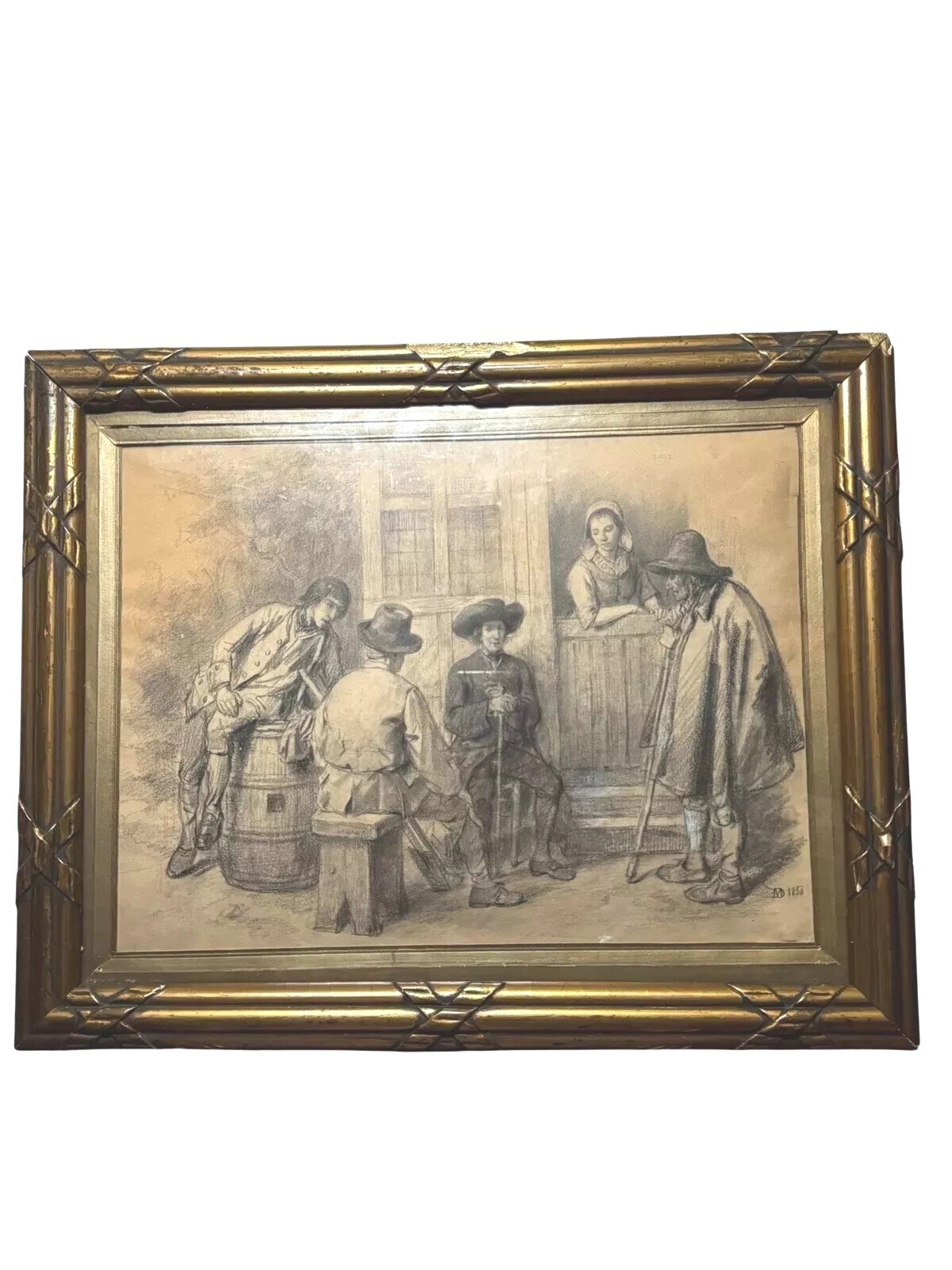 Jean Baptiste Madou | Early 19th Century Framed 1856 Lithograph (1856 ...
