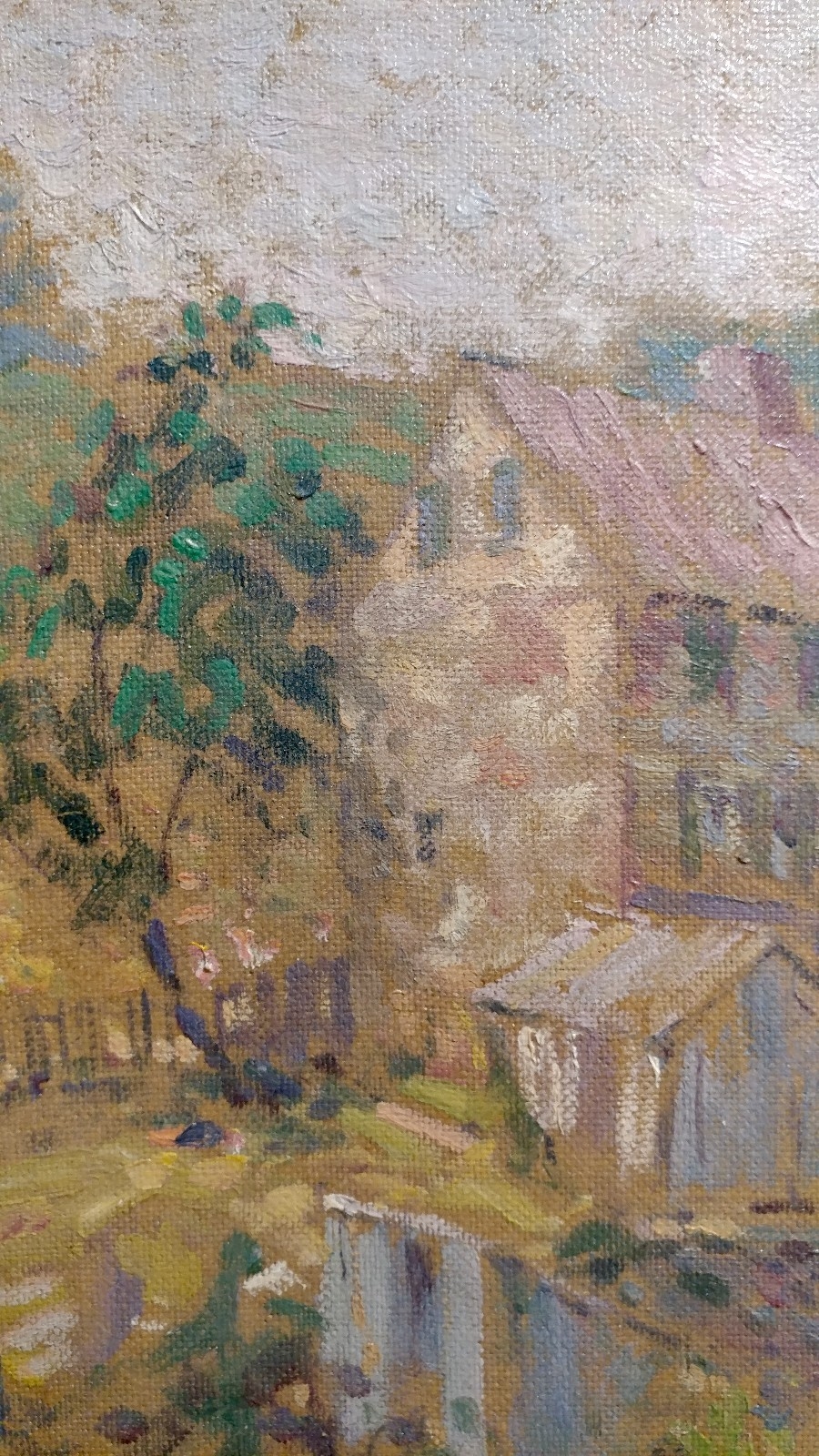 Edwin Roscoe Shrader | Rural Farmhouse (1920) | MutualArt
