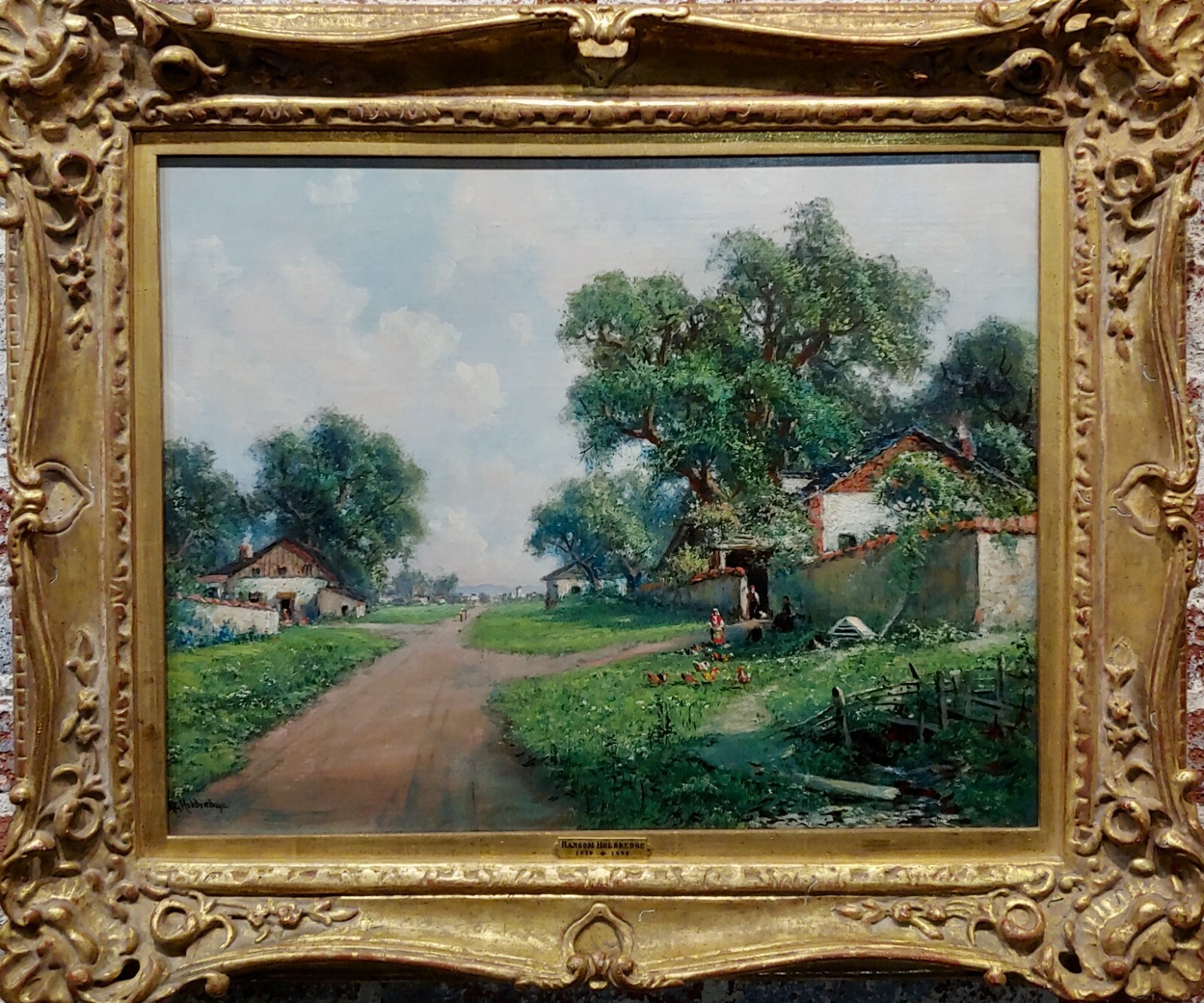 Ransome Gillet Holdredge | French Countryside Old Village (1875 ...