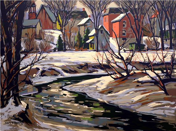 Thomas Keith Roberts | Village in Winter (1947 - 1953) | MutualArt