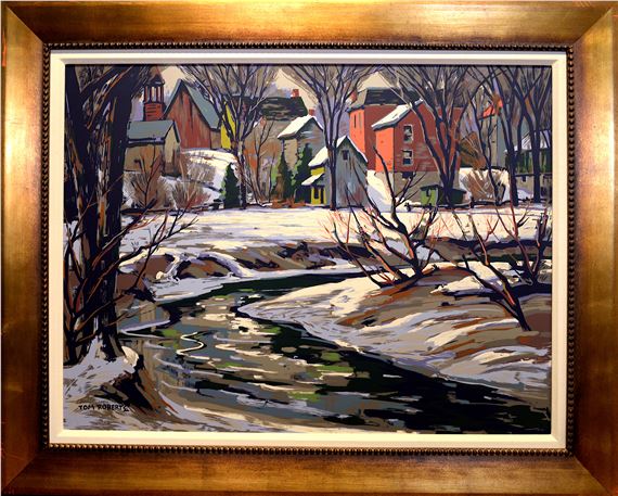 Thomas Keith Roberts | Village in Winter (1947 - 1953) | MutualArt