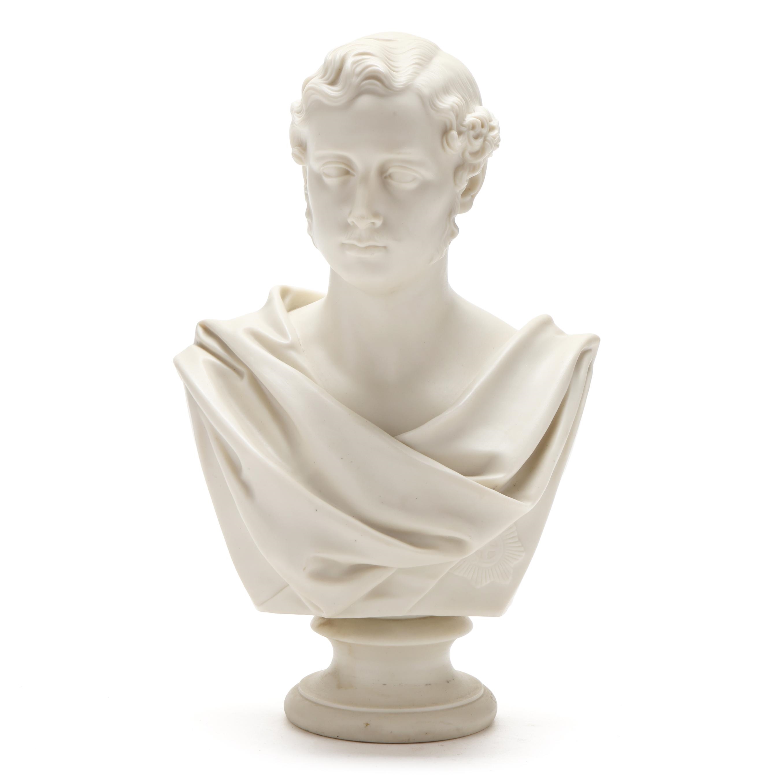 Marshall Wood | Copeland Parian Bust of Albert Edward, Prince of Wales ...