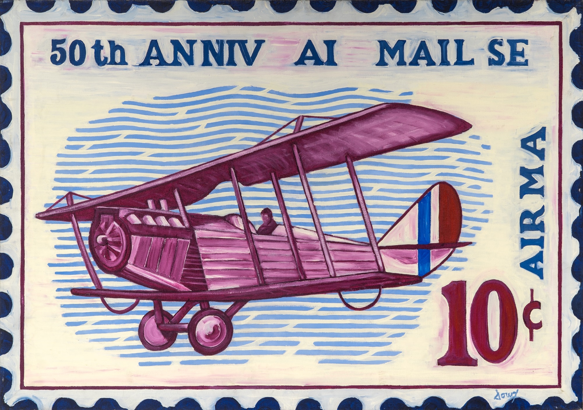 Dowd Robert | Ten Cent Air Mail (1966) | Compare similar artworks ...