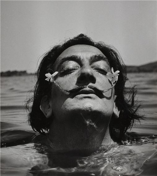 Jean Dieuzaide | Salvador Dali in the water (1953) | MutualArt
