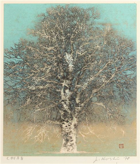 Joichi Hoshi | Large blue tree, Large white tree (1974 - 1978) | MutualArt