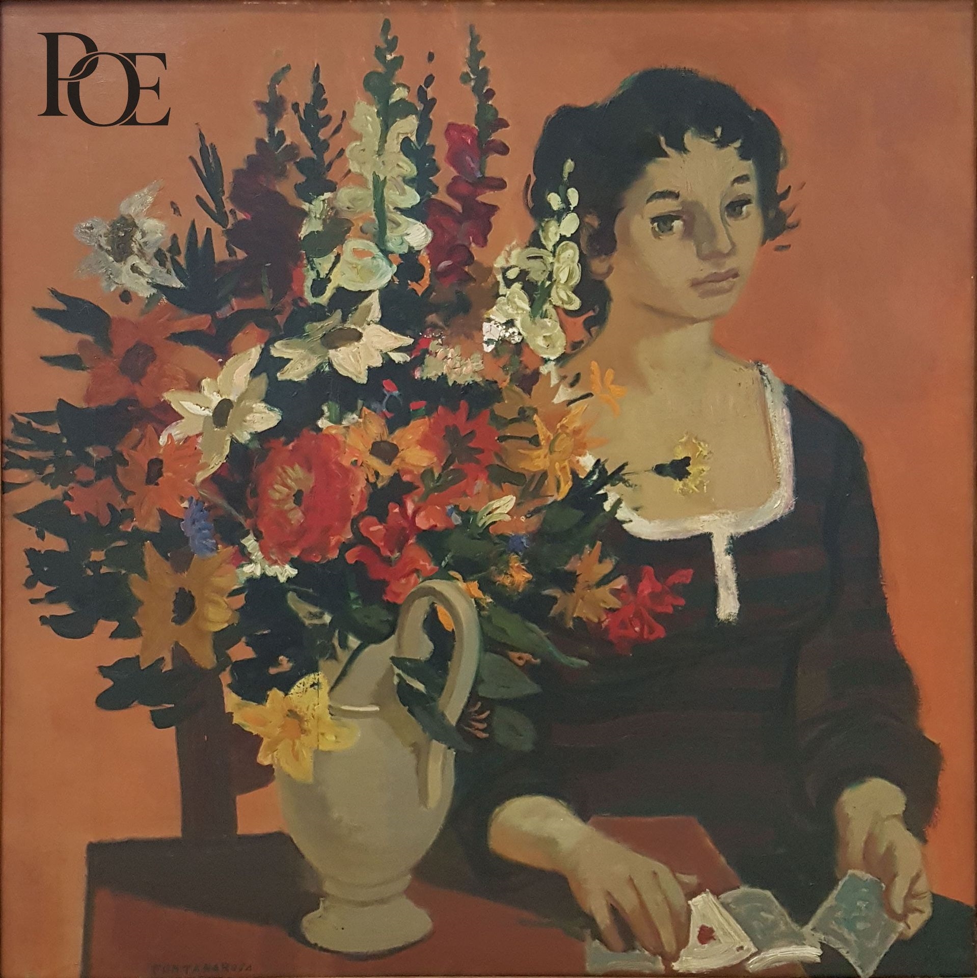 Lucien Joseph‏ Fontanarosa | La tireuse de cartes au bouquet (1956 ...