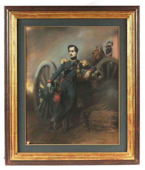 Eugène Lami | Portrait of Baron Double as an artillery captain (Circa ...