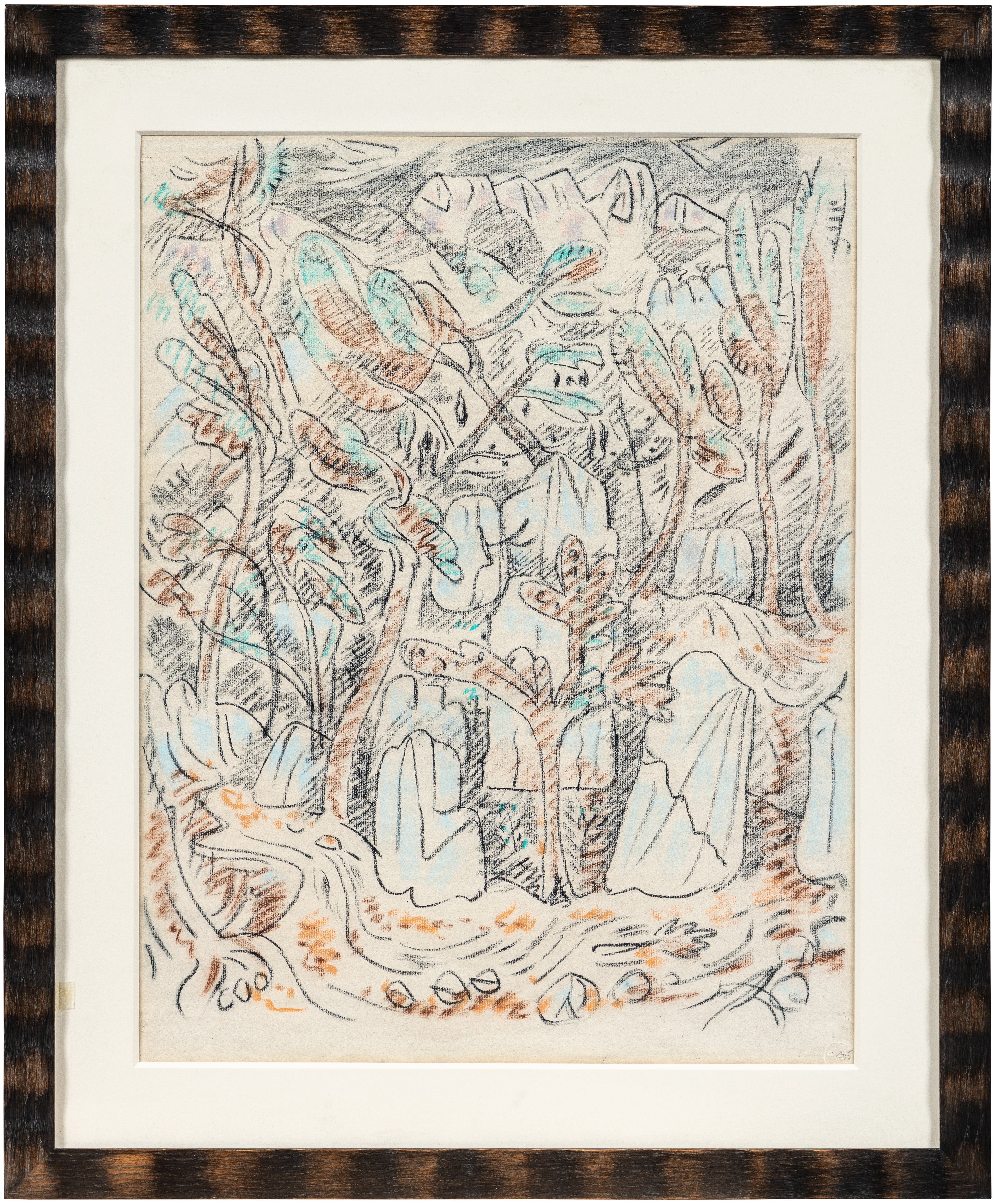 André Masson | Paysage Sainte Victoire (Rochers et forêt) (1947 ...