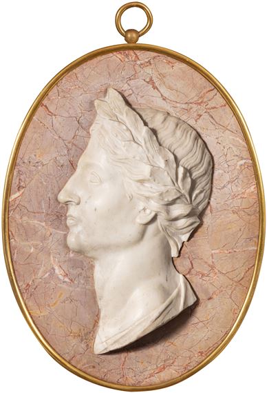 Italian School, 19th Century | Profile of a Roman Emperor (Late 19th ...