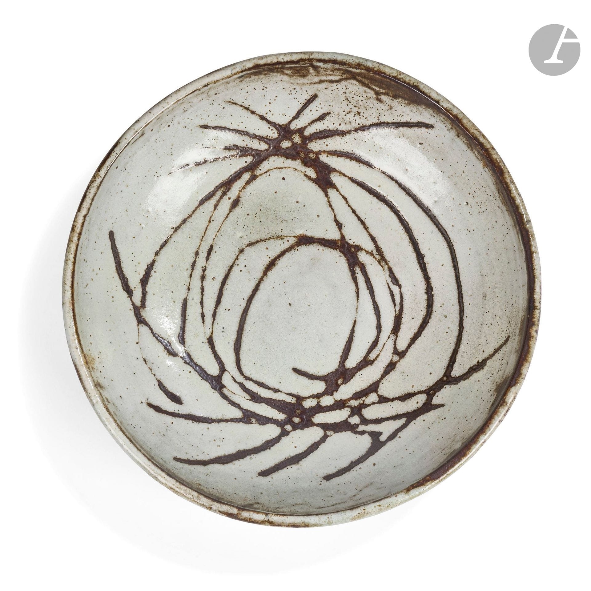 Michel Anasse | Large hollow circular dish (Circa 1960) | MutualArt