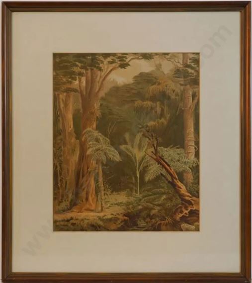 John Gully | New Zealand Forest, 1877 (1877) | MutualArt