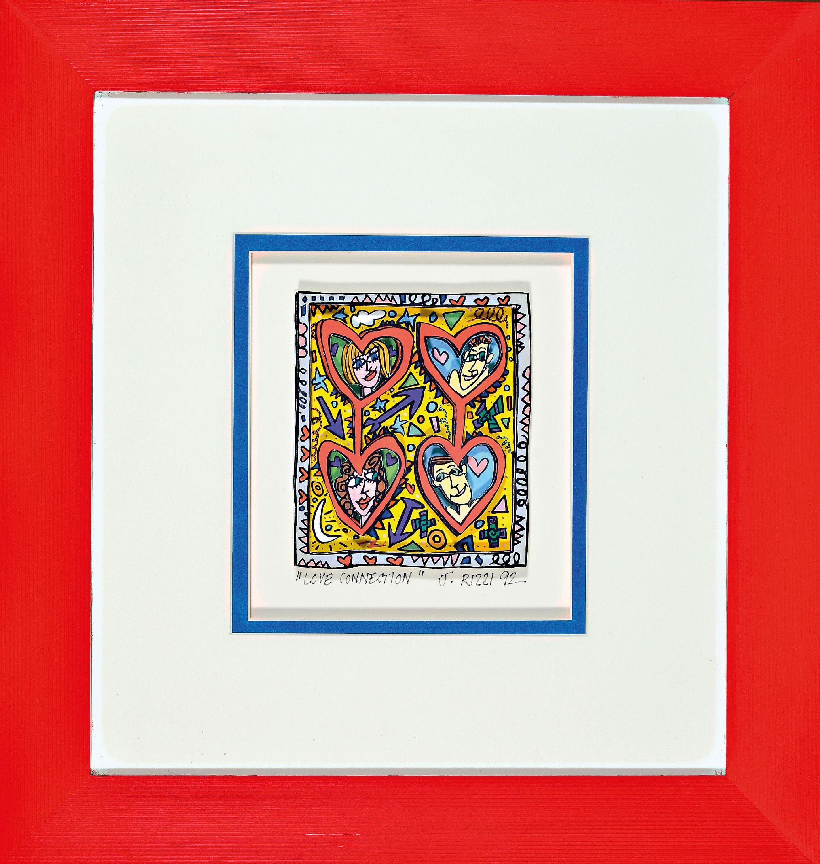 James Rizzi | Love Connection (1992) | MutualArt