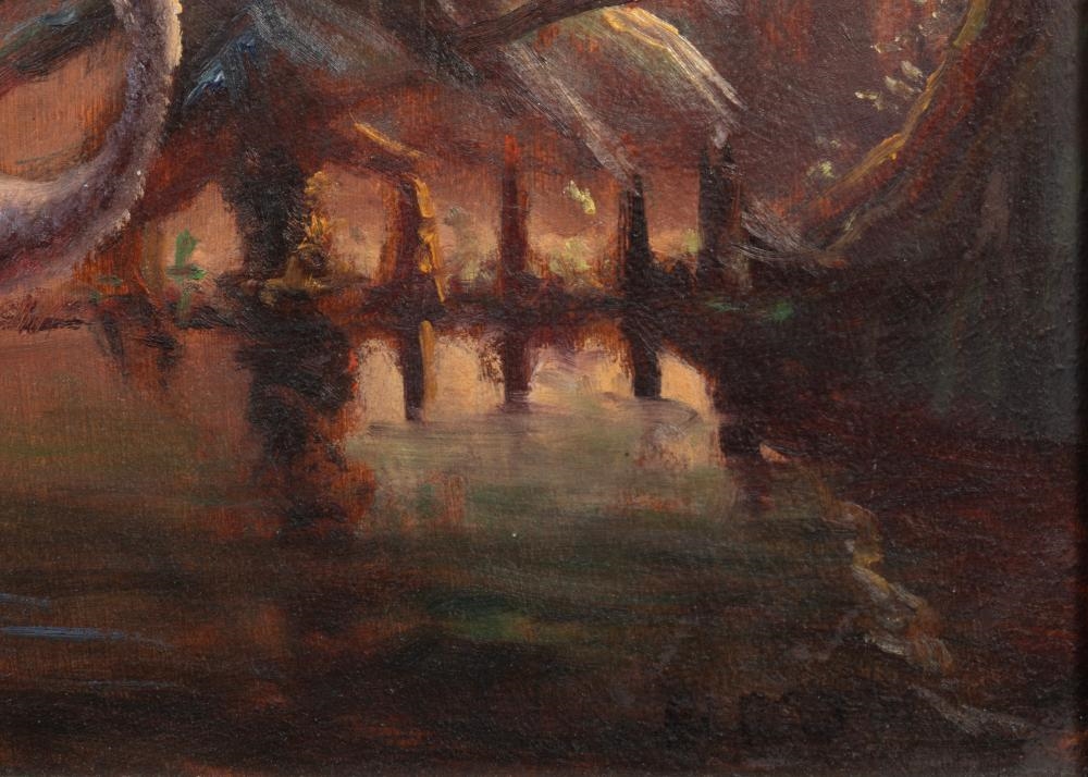 R.C. Davis | Spoonbills in the Bayou (2003) | MutualArt