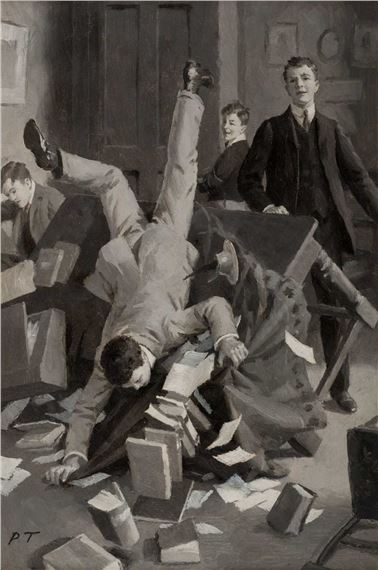 Percy Tarrant | Teddy Countered with a Straight Drive, He Leapt upon ...