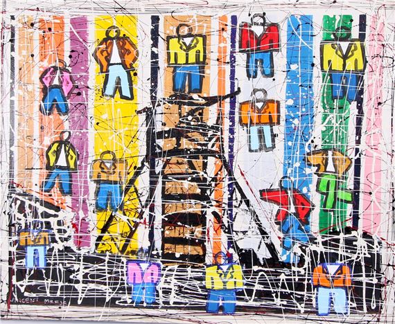 Vincent Mbeje | THE MINE SHAFT AND THE MAN | MutualArt