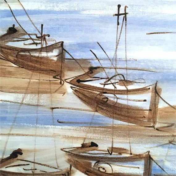 George Iliopoulos | Fish boats (2023) | MutualArt