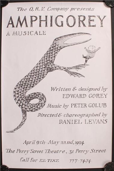 Edward Gorey | Amphigorey Poster 1994 (1994) | MutualArt