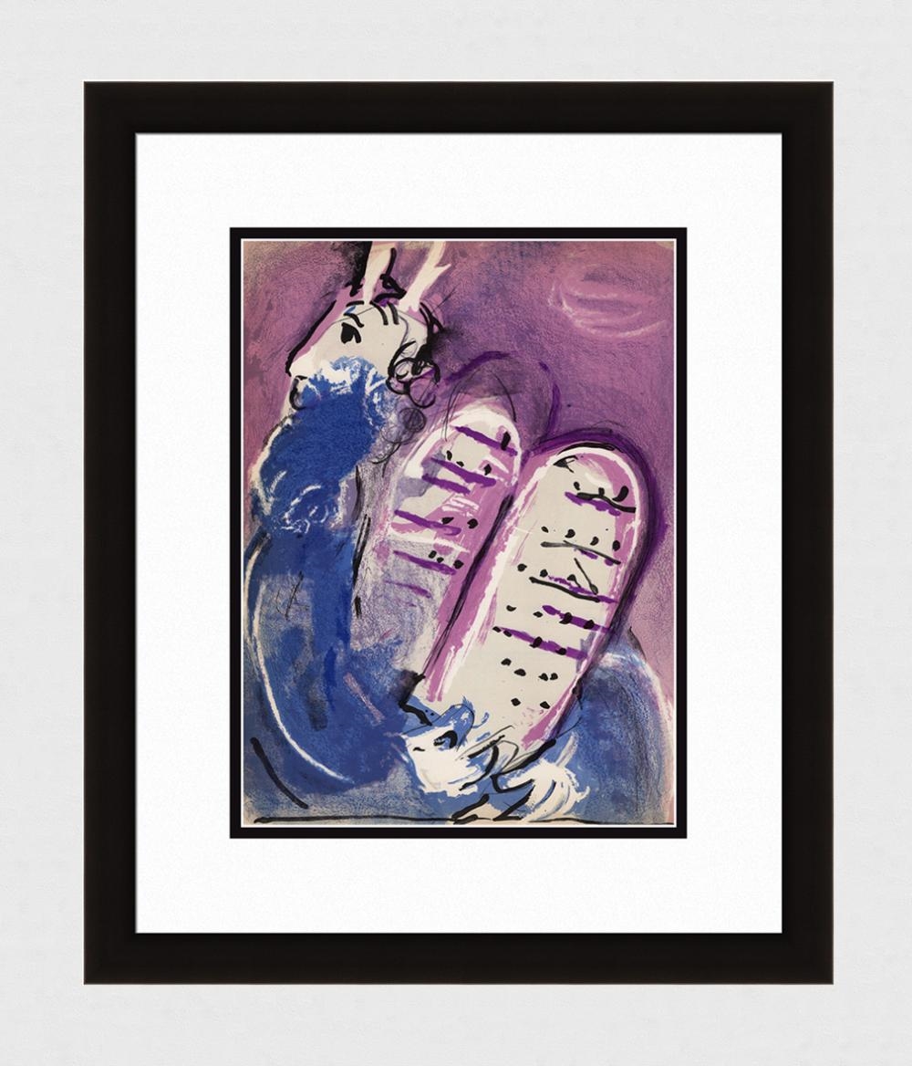 Chagall Marc | Moses with the tablets of the Law (1956) | Compare ...