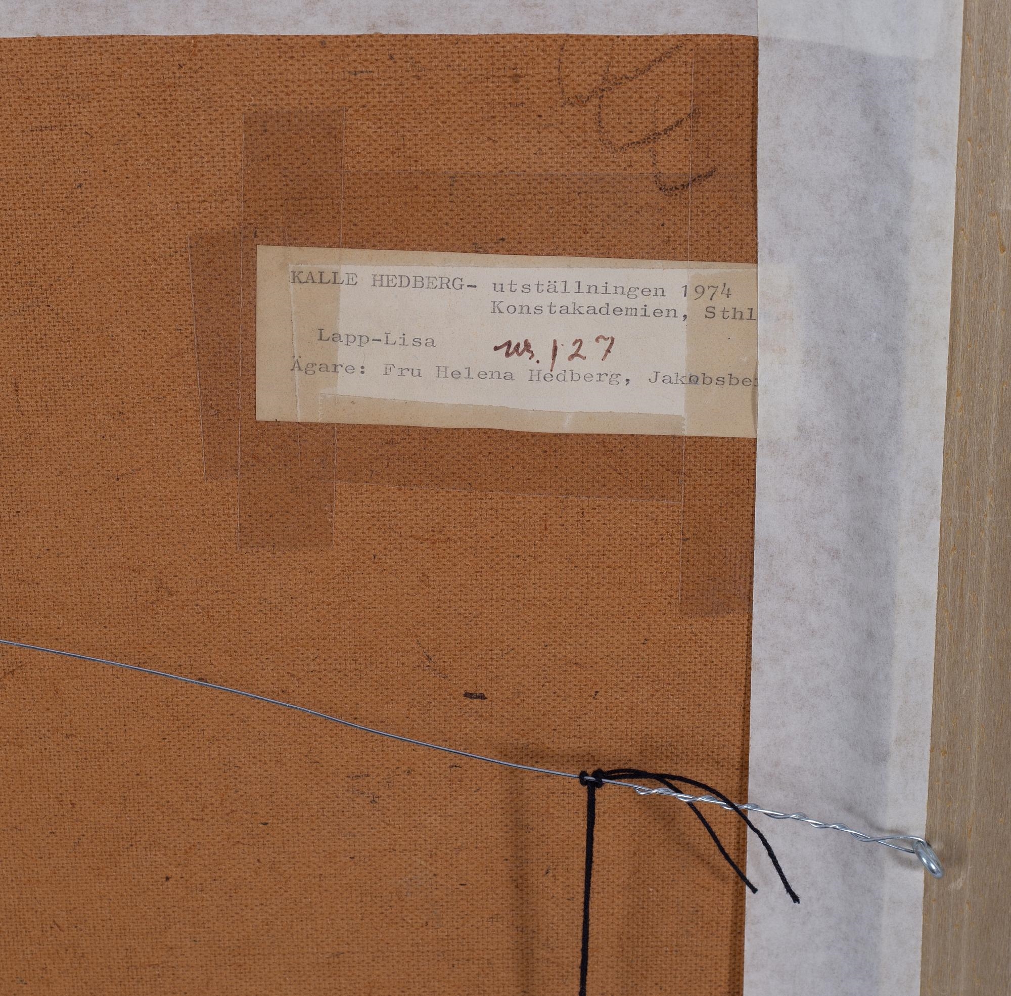 Kalle Hedberg | Lapp-Lisa | MutualArt