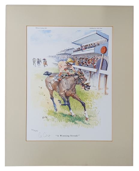 Peter Curling | three signed limited edition coloured Print caricatures ...