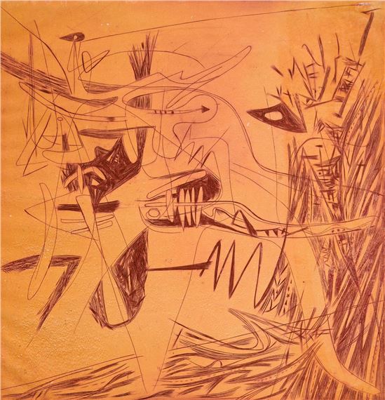 Gail Singer | Head with teeth | MutualArt
