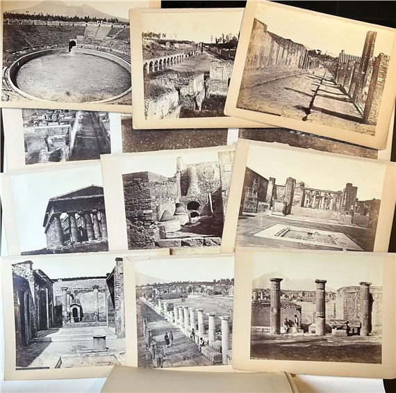 Robert Julius Rive | ITALY - POMPEI & PAESTUM - SET of 14 ANCIENT ...
