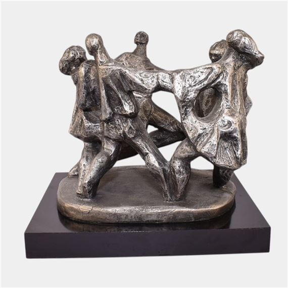 Klara Sever | Hora Dance Group Sculpture (1970) | MutualArt