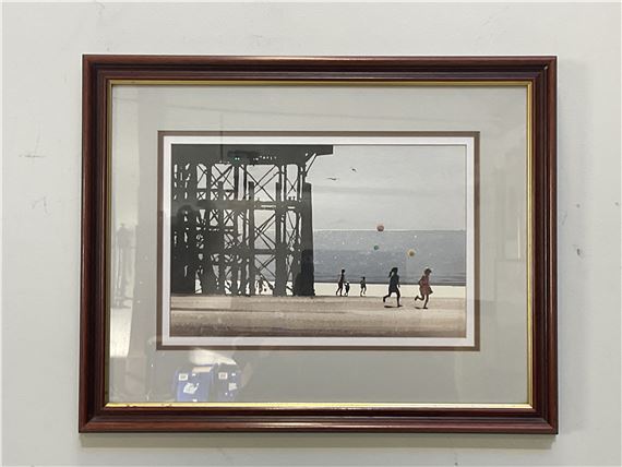 Robert Littleford | beach scene | MutualArt
