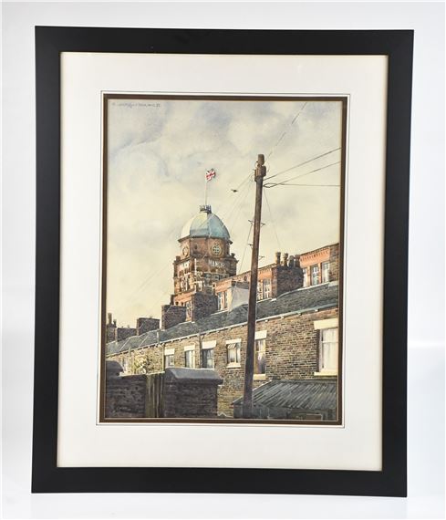 Robert Littleford | back alley scene | MutualArt