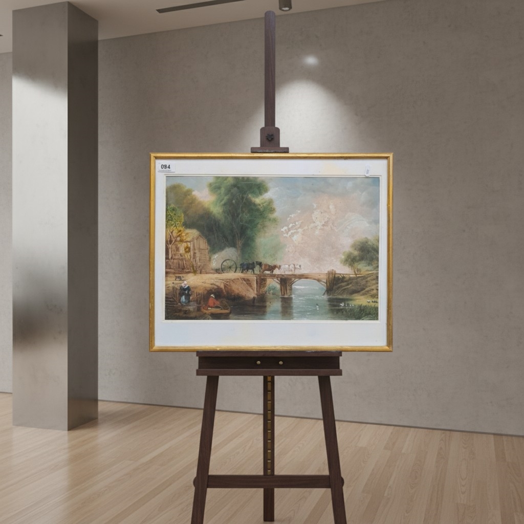 George Farrell | Rural countryside landscape scene | MutualArt