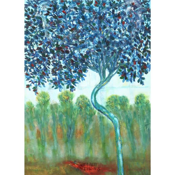 Muzaffer Akyol | Datça – Badem Ağacı | MutualArt