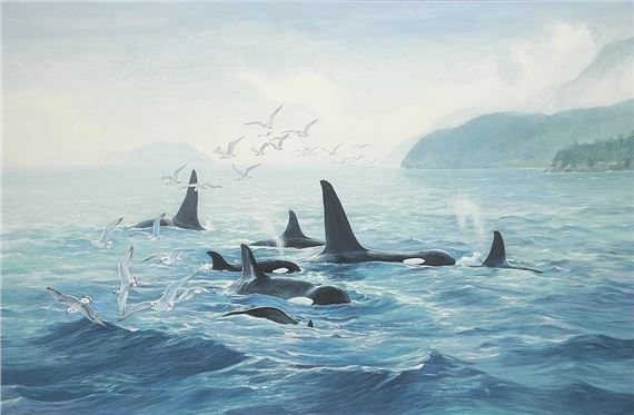 Lissa Calvert | Orcas (1994) | MutualArt