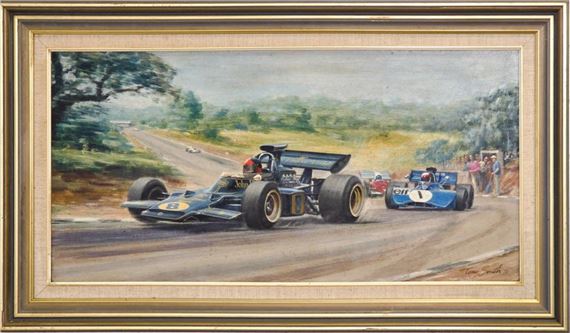Tony Smith | Ät the Race Track' of Lotus 72 Formula 1 car (1972 ...