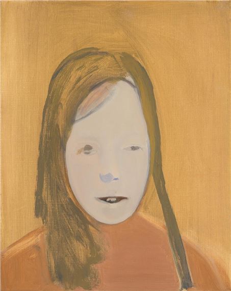 Neal Tait | Girl on Orange (2000) | MutualArt