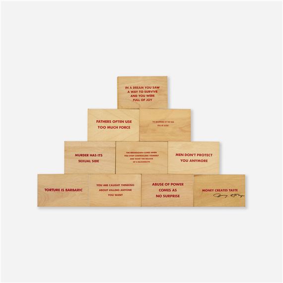 Jenny Holzer | Truism (Ten Works | MutualArt