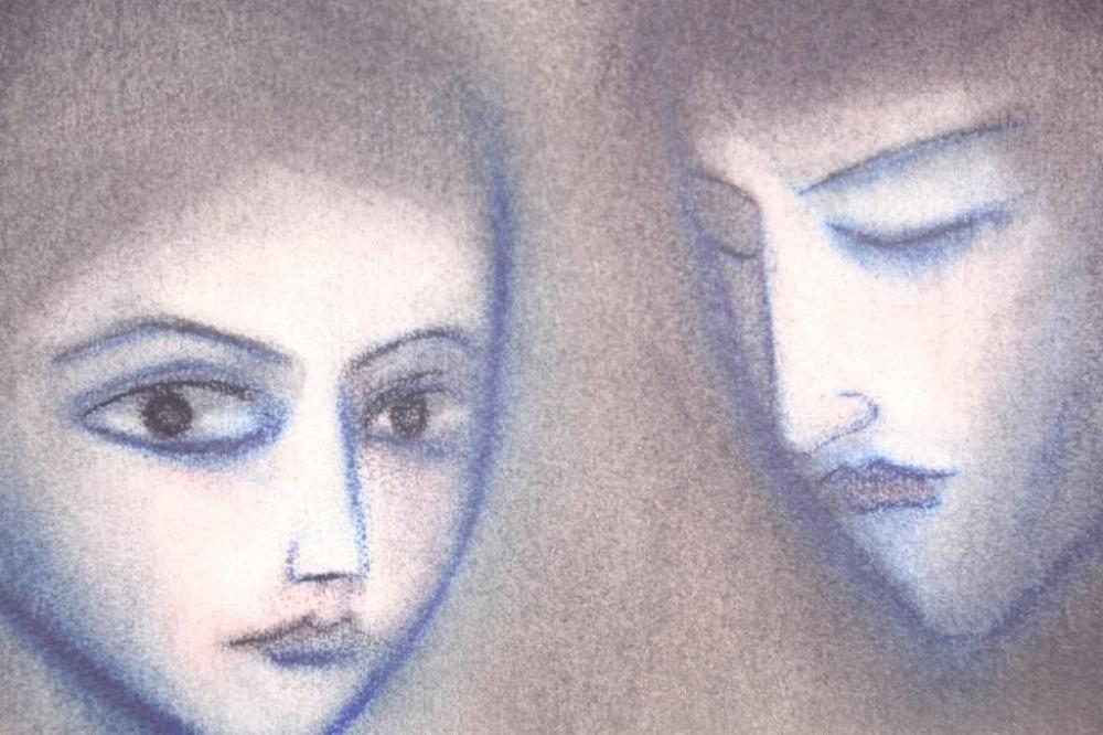Robert Dickerson | Two Faces | MutualArt
