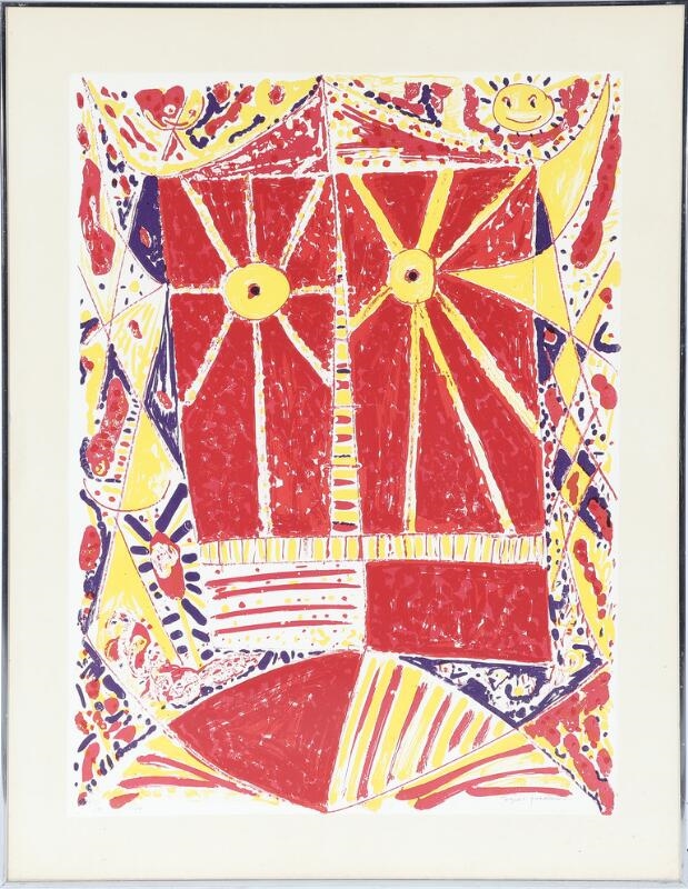 Egill Jacobsen | Mask composition (1976) | MutualArt