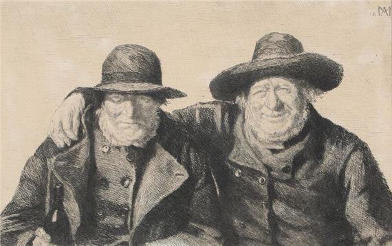Michael Peter Ancher | To Venner (two friends) (1899) | MutualArt