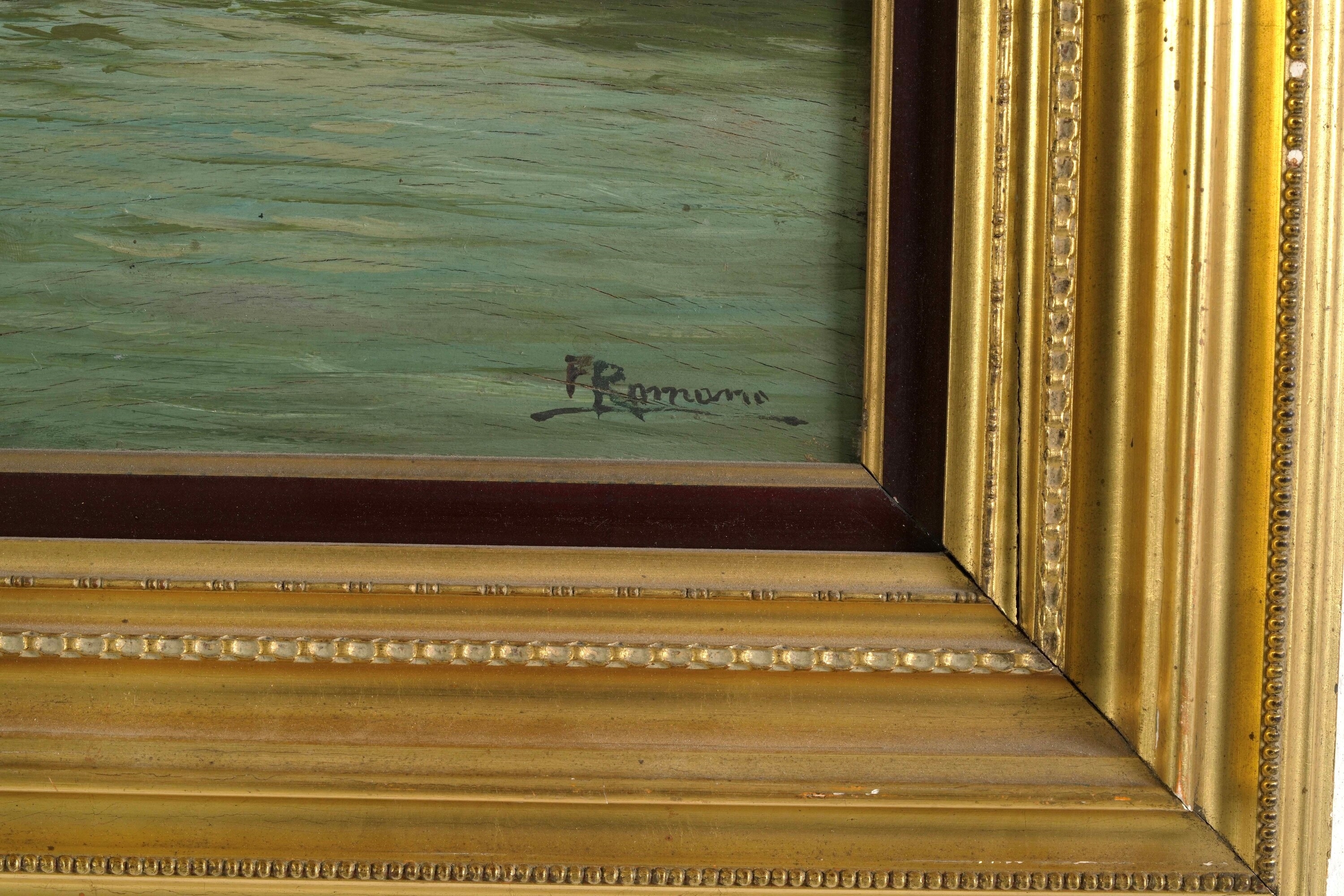 Francesco Romano | Marina con pescatori | MutualArt