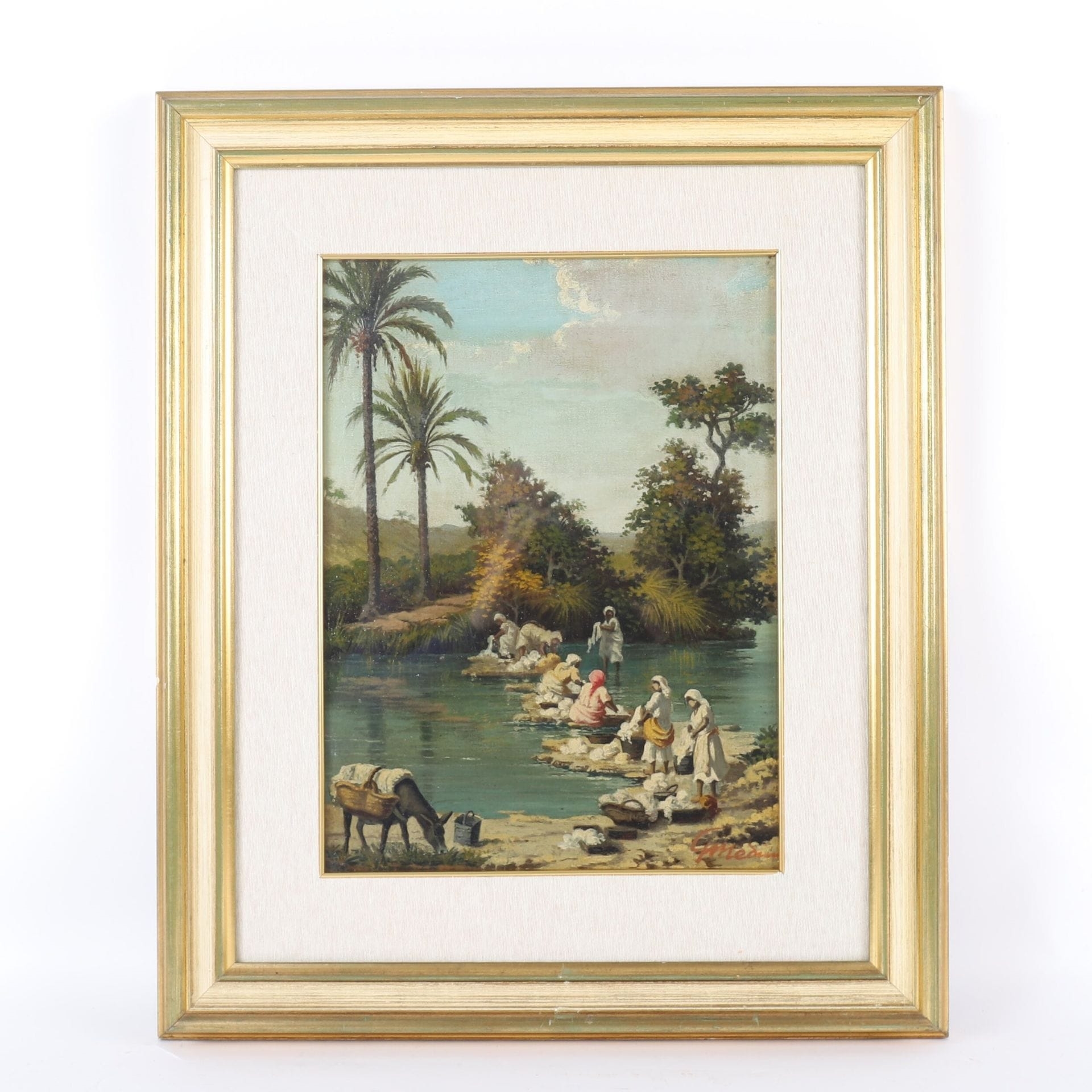 Giulio Medini | LES LAVEUSES | MutualArt