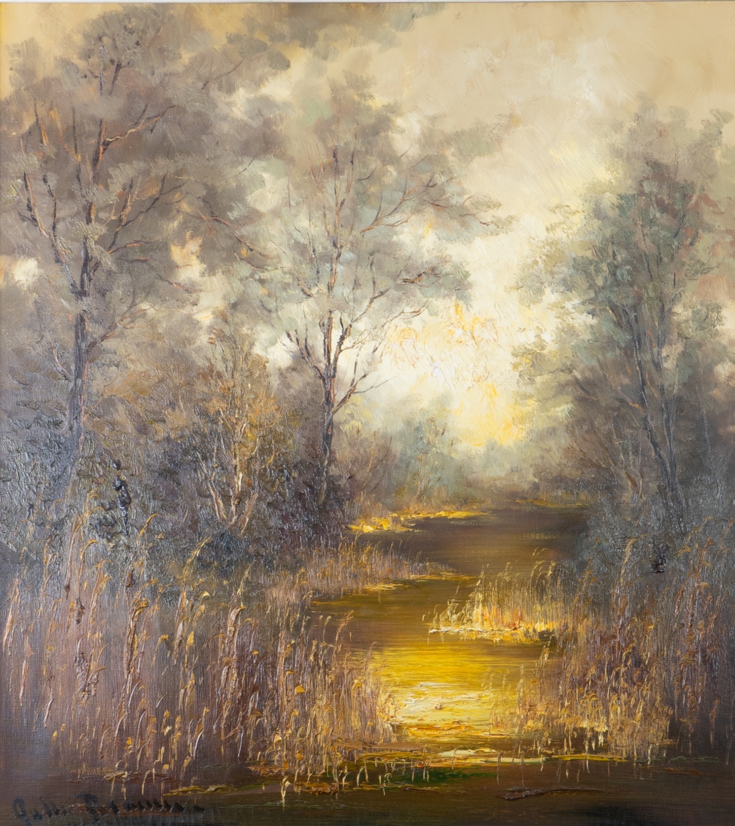 Peter Brouwer | Landschap met water | MutualArt