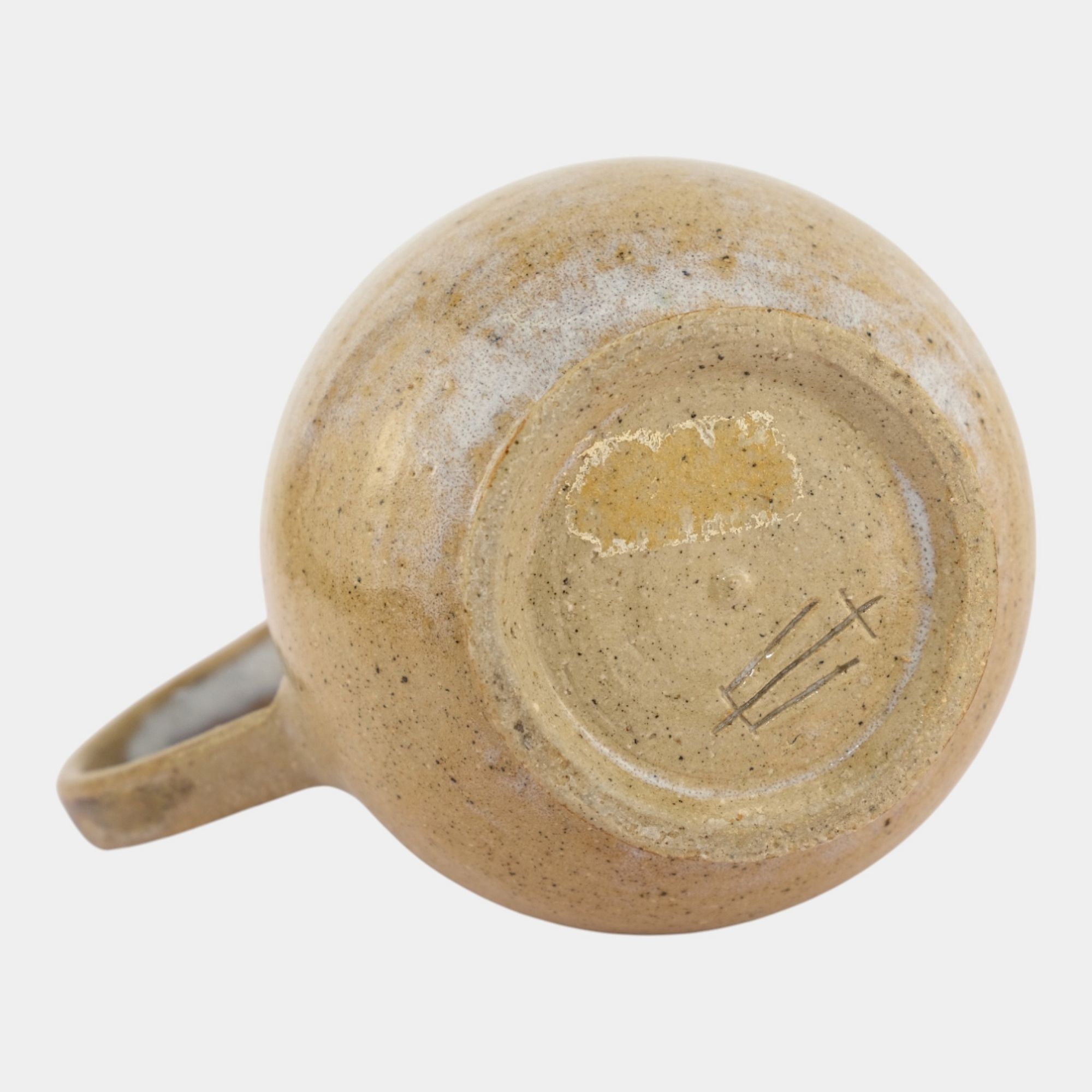 Gawaine Dart | Geometric Drip Glaze Pitcher First Signature (1950s ...