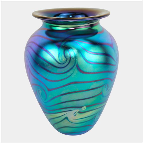 Robert Eickholt | Robert Eickholt Blue Purple Iridescent Swirling ...