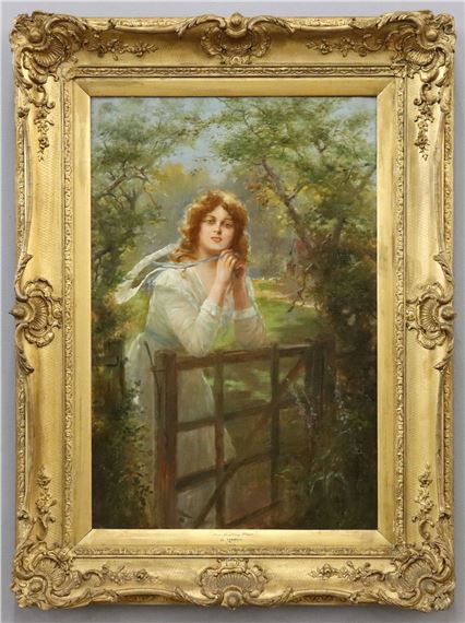 George Hardy | The Meeting Place (19th Century) | MutualArt